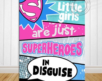 Super hero poster | Etsy