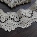 SALE Soft Tulle Dot Lace Fabric in Off-White For Weddings