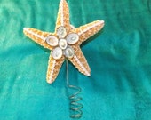 Starfish tree topper | Etsy