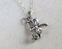 Unique devil necklace related items | Etsy