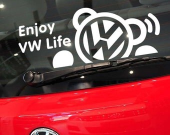 Popular items for volkswagen sticker on Etsy