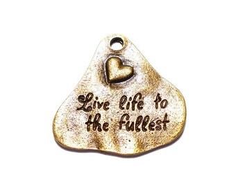 Popular items for inspirational charm on Etsy