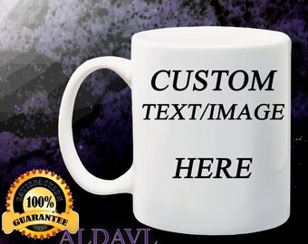 Personalized mug/Custom Text Image - Coffee Mug (1x) shipping by airmail