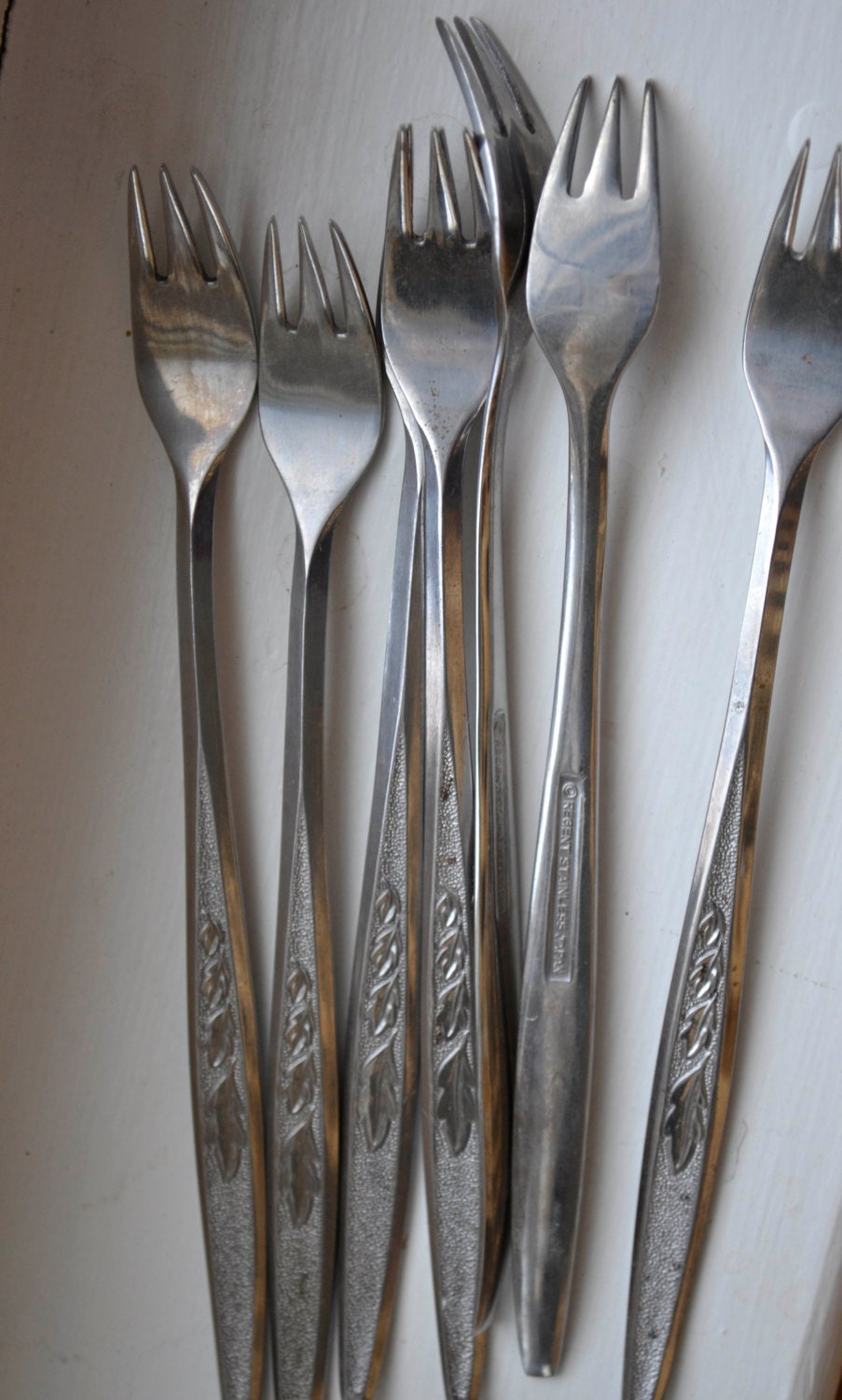 Stainless Steel Cocktail Appetizer Forks, Regent Flatware Vintage ...