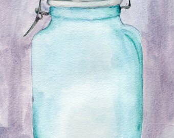 Ball jar art | Etsy