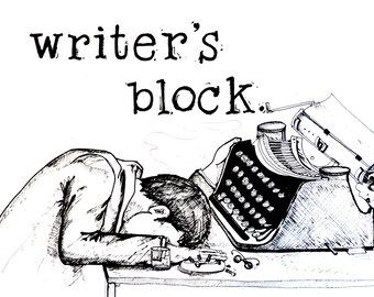Popular items for writers block on Etsy
