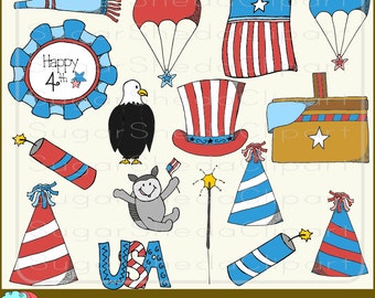 Popular items for american clipart on Etsy