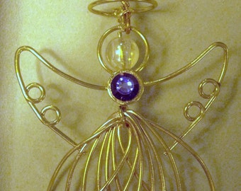 Wire Angels Necklace and Earrings -set 1