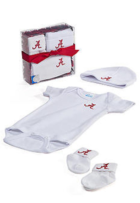 Alabama Crimson Tide 3 Piece Baby Clothing Gift by FutureTailgater