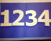 Popular items for wooden house numbers on Etsy