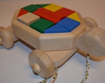 Popular items for turtle pull toy on Etsy