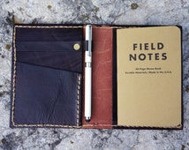 Popular items for leather field notes on Etsy