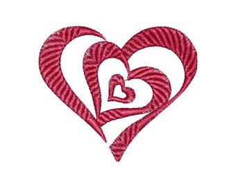 Items similar to Valentine Machine Embroidery Heart Frame Design on Etsy