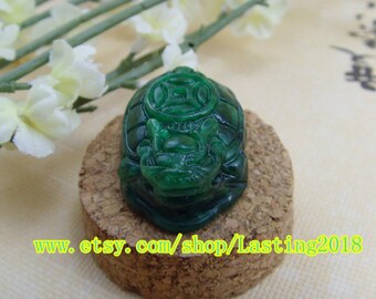 Free Shipping - dry naturally beautiful hand-carved green jade "dragon ...