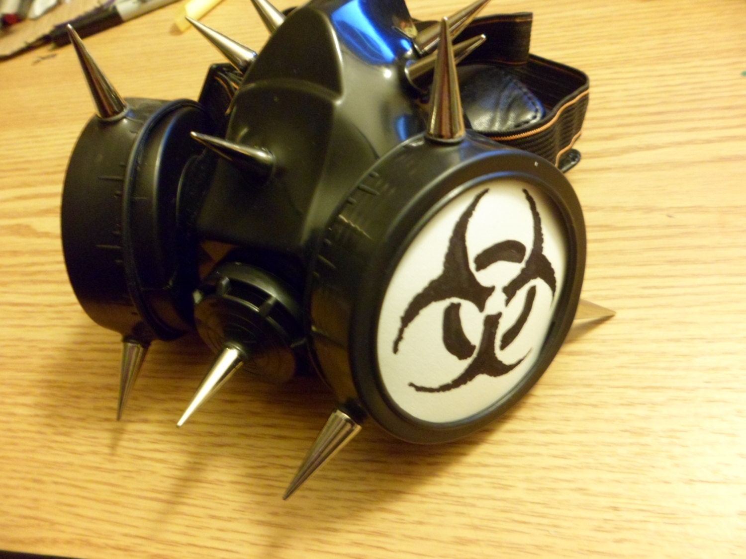 Rave Gas Mask with Spikes