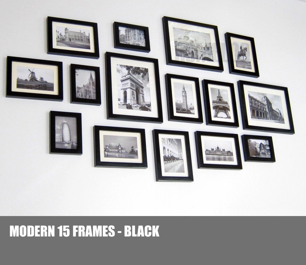 Photo Picture Frame Set Modern 15