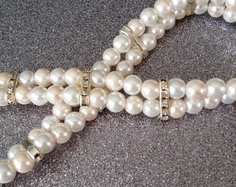 Pearl dog collar | Etsy