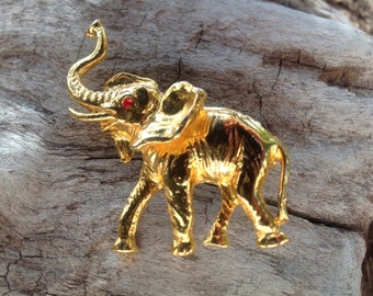 Popular items for elephant brooch pin on Etsy