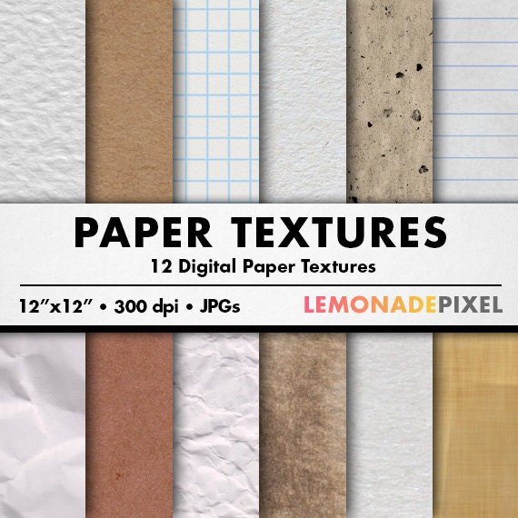 Digital Paper Texture Pack Tileable Repeating Pattern