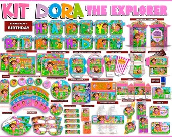 Dora the explorer Birthday Party printables kit - Decorations w ...