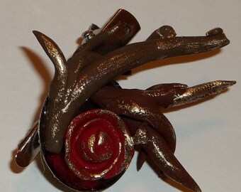 Popular items for polymer clay pin on Etsy