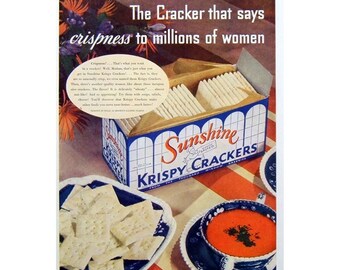 Popular items for krispy cracker on Etsy