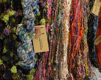 Handspun yarn | Etsy