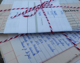 Handwritten ledger | Etsy