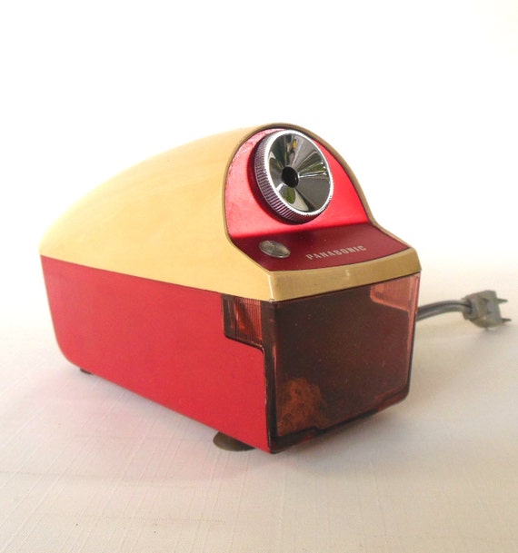 Electric Pencil Sharpener Panasonic KP-5 Mid Century Office