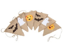 Popular items for halloween bunting on Etsy