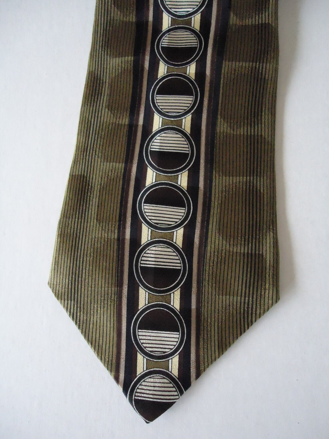 Vintage Louis Feraud Silk Necktie, Geometric Necktie, 1980s Designer ...