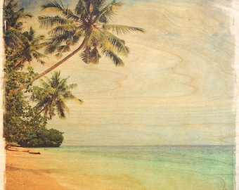 Vintage beach scene | Etsy