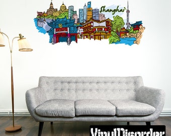 Atlanta Georgia Skyline Vinyl Wall Decal or Car by VinylDisorder