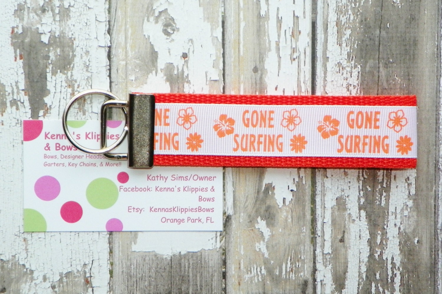 Surfing Key Chain, Surfing Wristlet, Surfing Key Fob, Gone Surfing ...