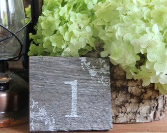 Rustic Table Numbers set of 20