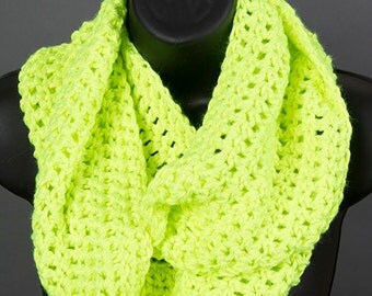 Popular items for neon yellow scarf on Etsy