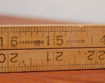 Popular items for folding wood ruler on Etsy