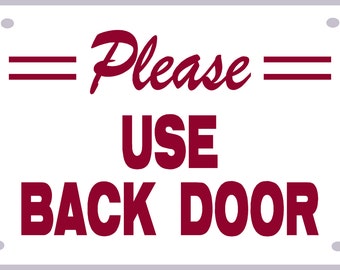 Popular items for back door on Etsy
