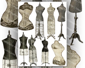 Dress form clipart | Etsy