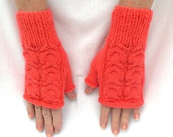 Double knit mittens | Etsy