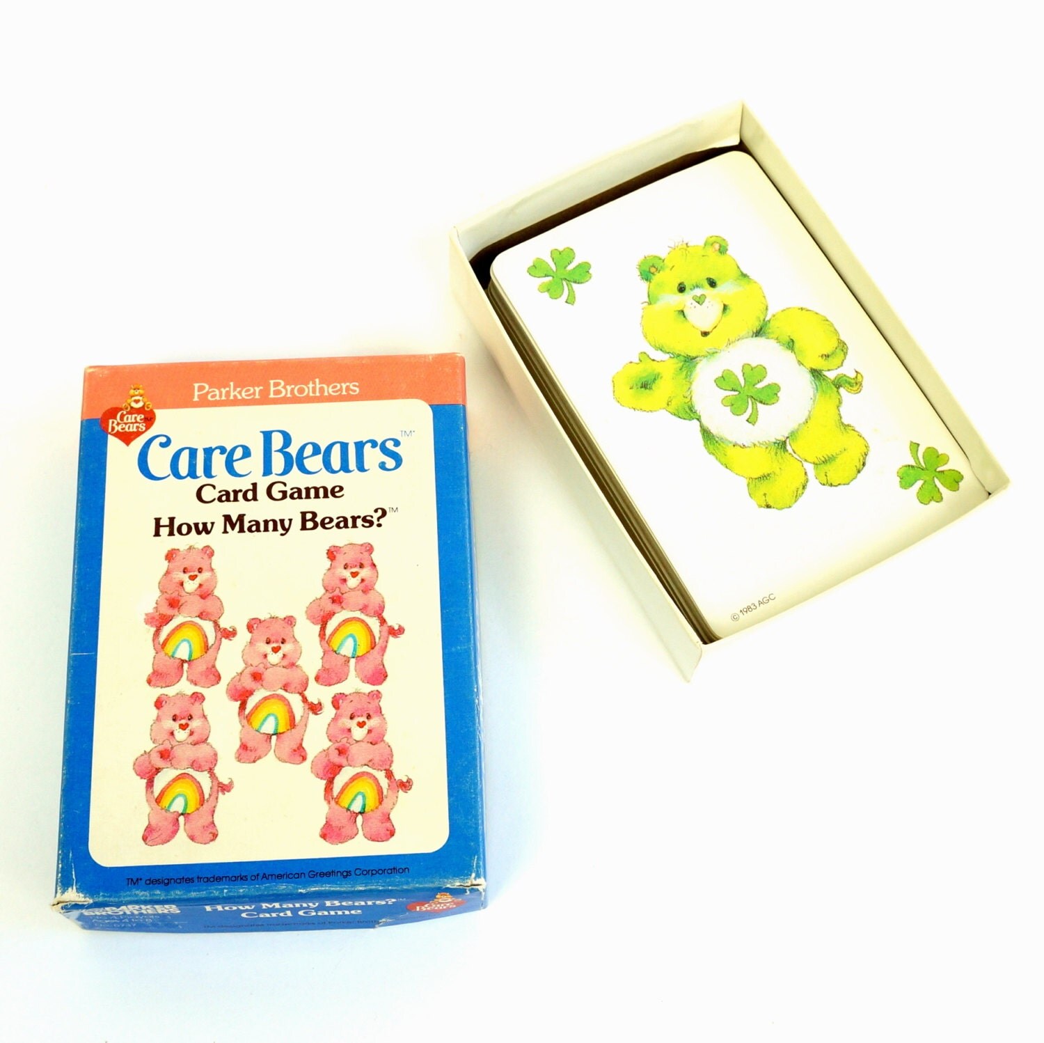 Parker Brothers How Many Care Bears Card Game 1983 / Counting