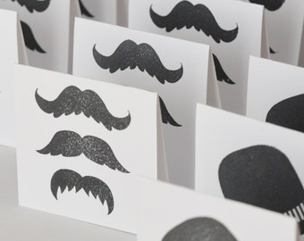 Moustache card | Etsy