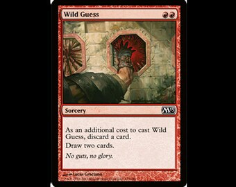 Magic the Gathering Artist Proof: Wild Guess, M13