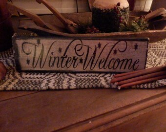 Primitive WalkIng in A WinTeR WonDerLand by rusticpiks on Etsy