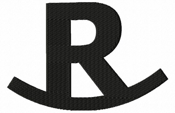 Rockin R Machine Embroidery Design 13 Sizes by LilliPadGifts