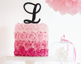 Letter j cake topper | Etsy