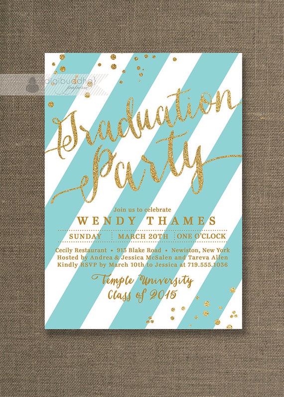 Aquamarine 2017 Graduation Printables