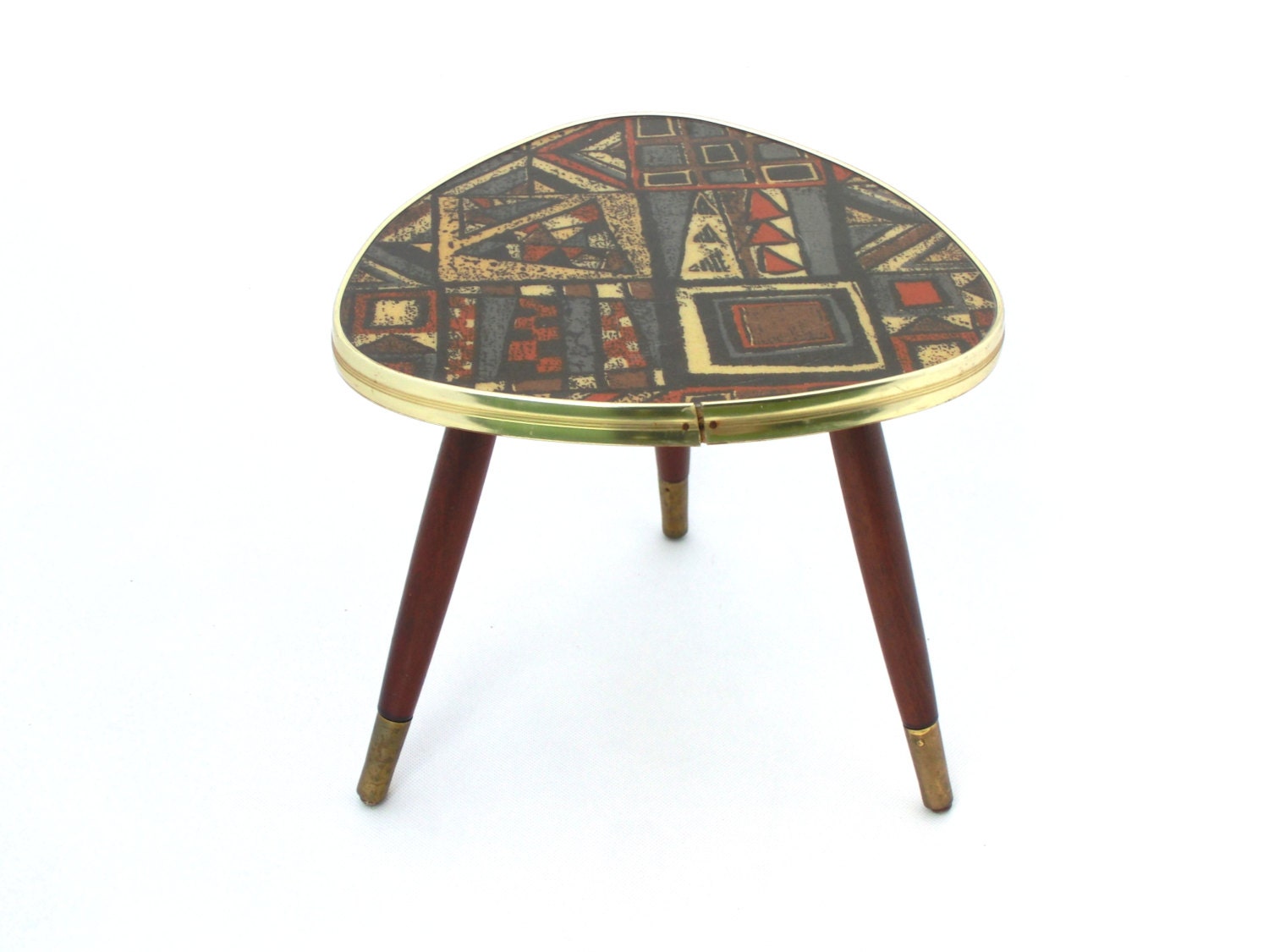 Mid Century Table, Small Coffee Table, Plant Stand, Modern design 60s ...