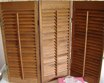 Vintage wood shutters-wedding table setting-home decor-photo prop ...