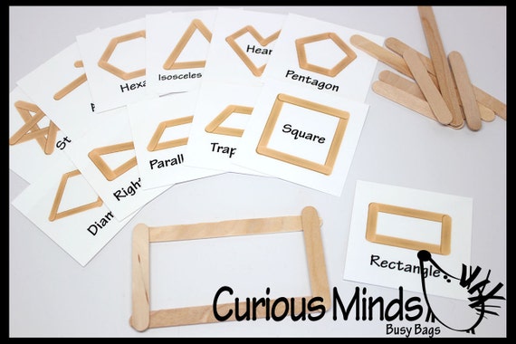 Making Shapes with Popsicle Sticks OR by CuriousMindsBusyBags